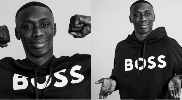 Khaby Lame, fenômeno do TikTok, fecha contrato com a grife Hugo Boss