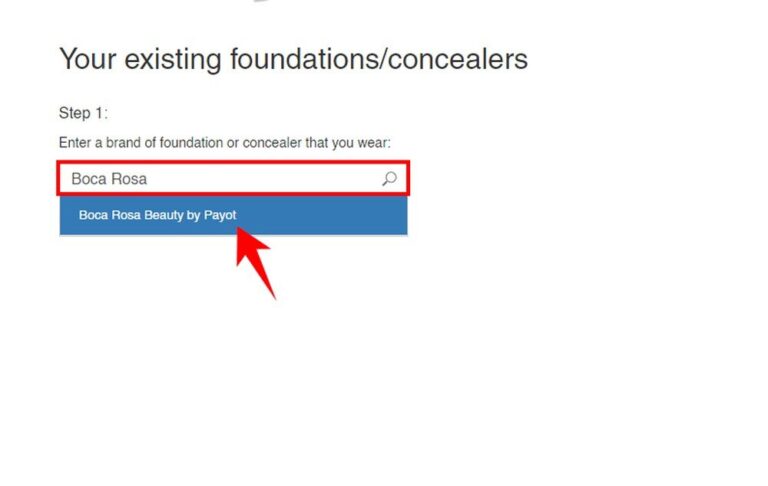 Descubra a cor da sua base com o site Findation