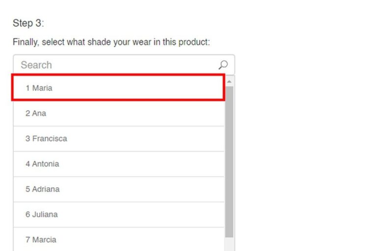 Descubra a cor da sua base com o site Findation