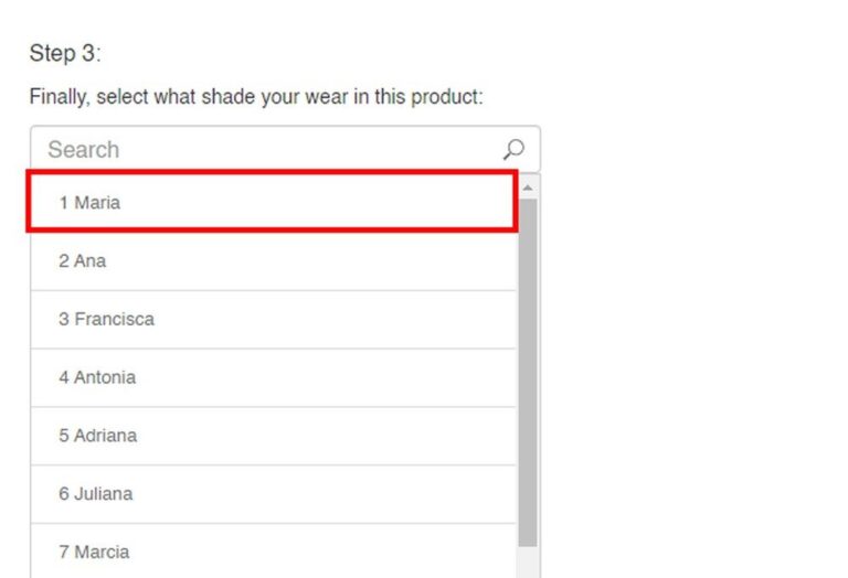 Descubra a cor da sua base com o site Findation